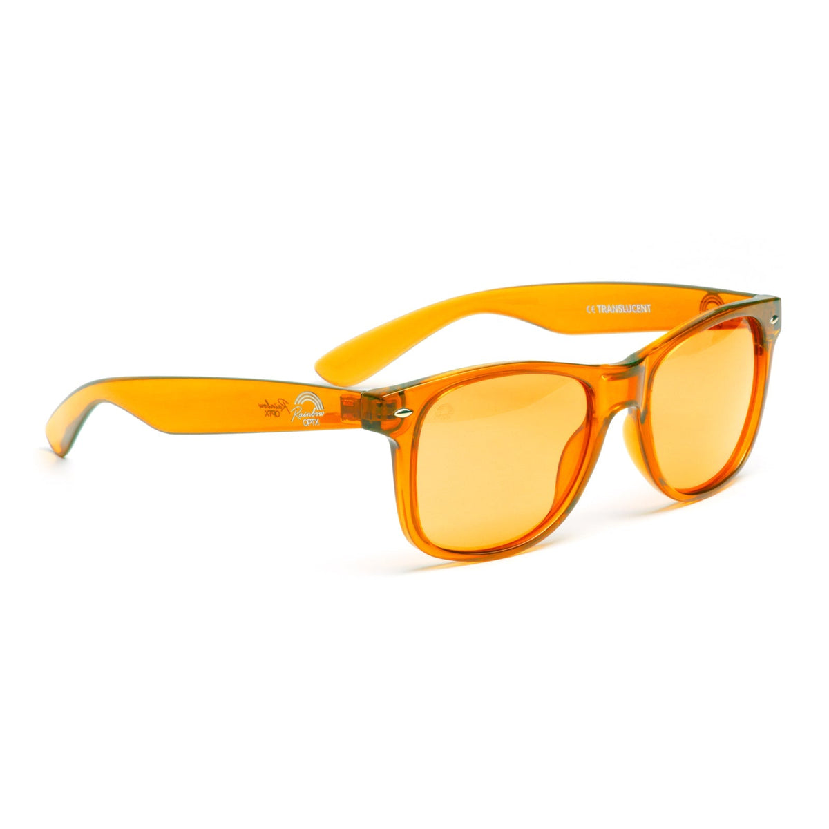 Rainbow OPTX Yellow Sunglasses Translucent Frames Men & Women